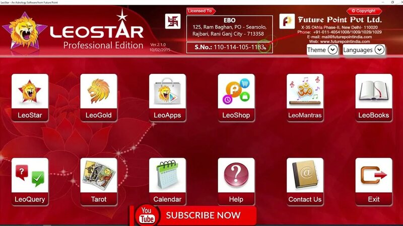 Leostar Plus Astrology Software Full Version