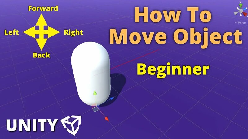 How To Move A 3D Object Via Keyboard Input - Unity 3D Tutorial - Beginner - Смотреть онлайн в ...