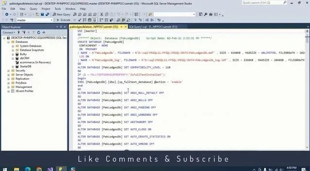 How to execute sql script files in sql server management studio - Смотреть онлайн в поиске ...