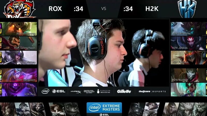 H2K vs ROX Game 2 Highlights - ROX Tigers vs. H2K - Group A Winners' Match - IEM Katowice 2017 ...