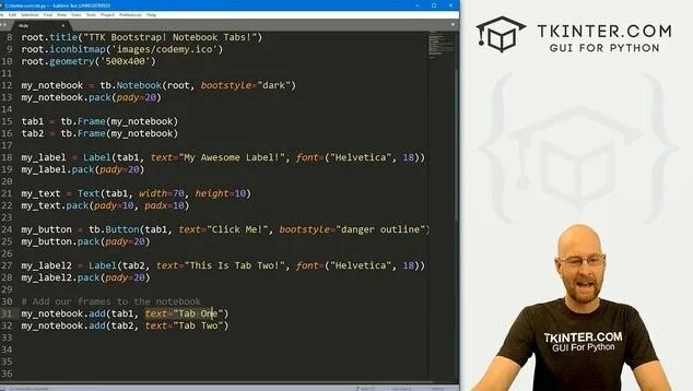 Modern GUI Design For Tkinter With TTKBootstrap - Complete Course! - Смотреть онлайн в поиске ...