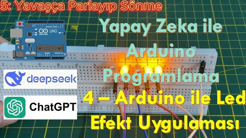 Yapay Zeka ile Arduino Programlama -4- Arduino ile Led Efekt Uygulaması - Yandex Video aramada ...