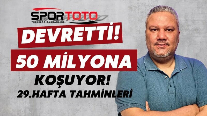 Spor Toto Week 29 Predictions | Transferred! Running TO 50 Million! - Yandex Video aramada ...