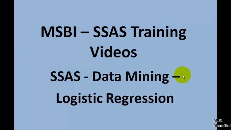 MSBI - SSAS - Data Mining - Logistic Regression - Смотреть онлайн в поиске Яндекса по Видео