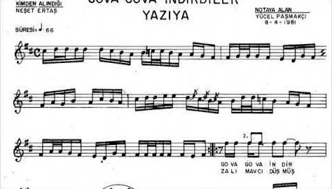 KOVA KOVA İndirdiler Yaziya Nota Solfej - Смотреть онлайн в поиске Яндекса по Видео