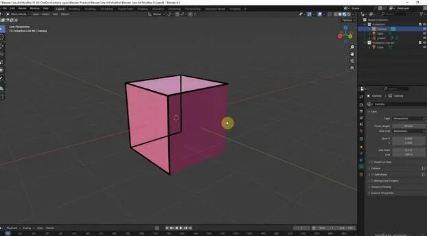 Blender Line Art Modifier Tutorial to make outline of 3D object using Grease Pencil - Смотреть ...