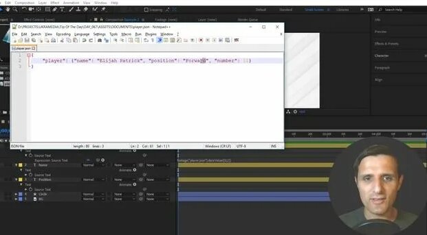 Tip 067 – How To Create & Use a JSON File in After Effects - Смотреть онлайн в поиске Яндекса по ...