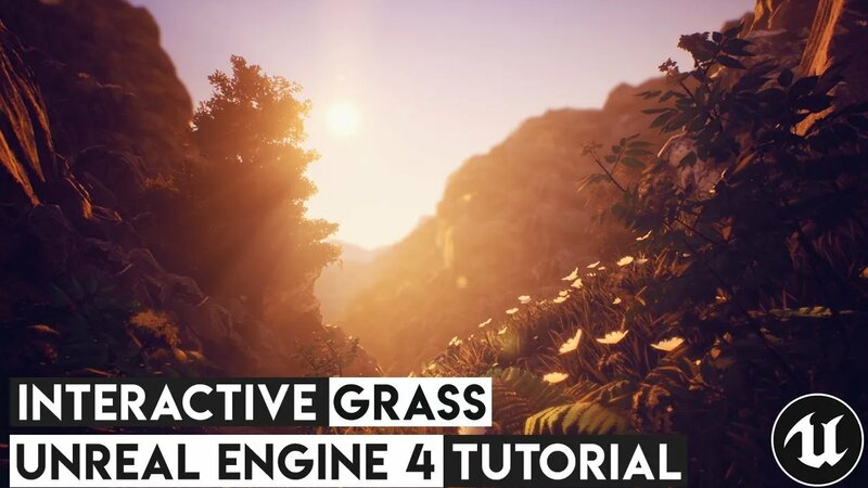 How To Create Interactive Grass - Unreal Engine 4 Tutorial - Смотреть онлайн в поиске Яндекса по ...