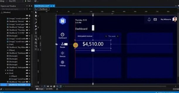 WPF Tutorial : XAML UI design in Visual studio blend 2019 | Dashboard | C# WPF | Source Code ...