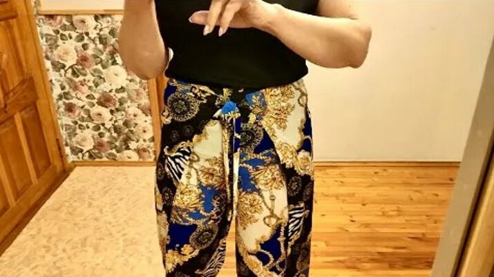 Видео Сшила шикарные брючки на лето от тайских мастеров Шьются быстро и подходят на любую