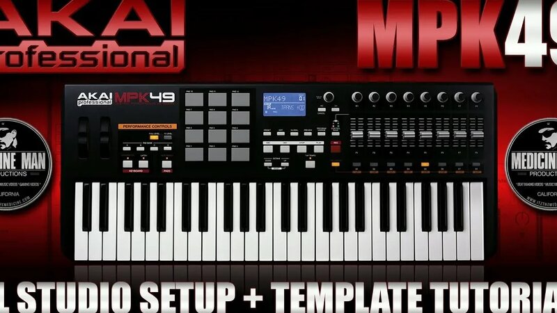 Akai Mpk49 & FL Studio Setup + Template Tutorial - Смотреть онлайн в поиске Яндекса по Видео