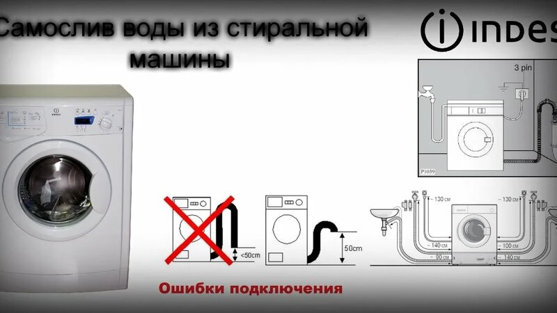 Стиральная машина постоянно сливает воду Устранение сифонного эффекта