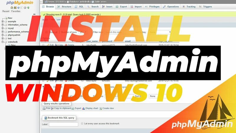 How to Install and Setup phpMyAdmin in Windows 10 - Смотреть онлайн в поиске Яндекса по Видео
