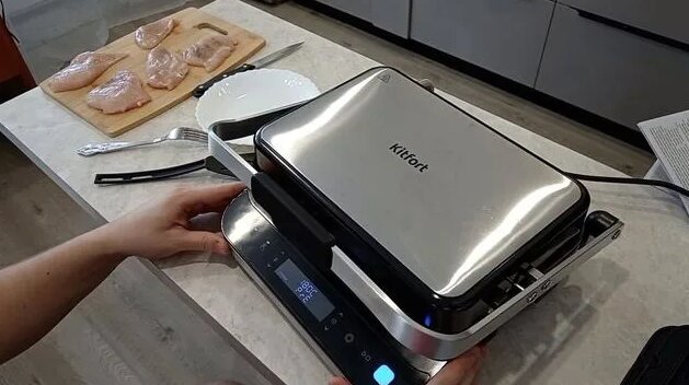 Обзор на электрогриль Kitfort KT-1682 - Смотреть онлайн в поиске Яндекса по Видео