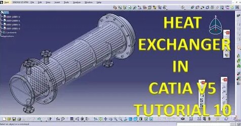 Heat exchanger in Catia V5 Tutorial-10 | Catia V5 part design | Catia V5 part modelling for ...
