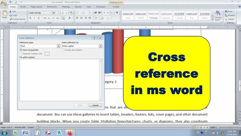 cross reference in ms word | cross reference in word | Computer Solution | Tips and trick ...