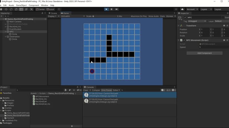 2D Grid-Based Pathfinding Using C# and Unity (with pathfinding) - Смотреть онлайн в поиске ...