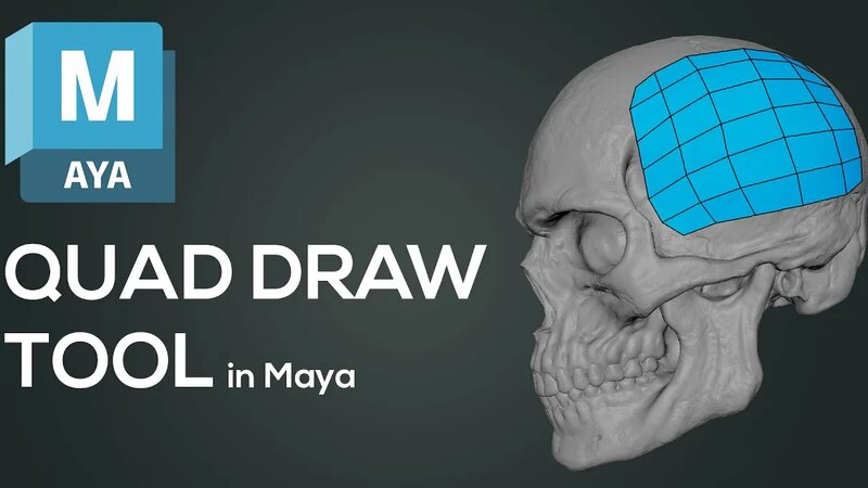 Mastering the Quad Draw Tool in Autodesk Maya: Step-by-Step Tutorial #autodeskmaya #3dtutorials ...