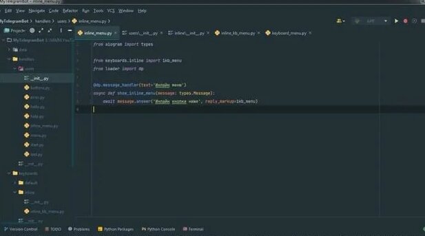#4. Inline кнопки телеграм бота на Python | Aiogram - Смотреть онлайн в поиске Яндекса по Видео