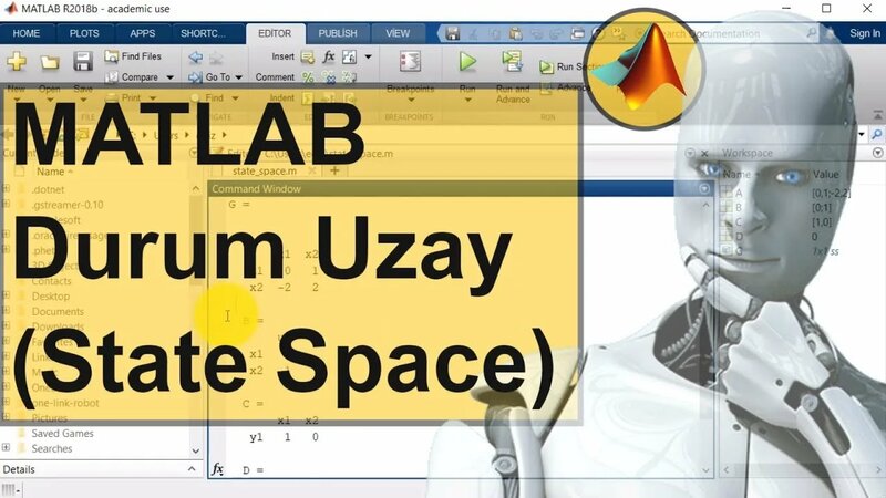 Matlab da Durum Uzay Gösterimi , |Durum Uzay Modeli | Matlab State Space to Transfer Function ...