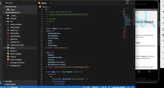 How to run React Native app in Android Emulator. React Native Tamil. PART 3 - Смотреть онлайн в ...