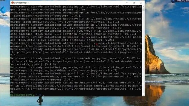 Connect to jupyter notebook server running from raspberry pi to any devices within a local ...
