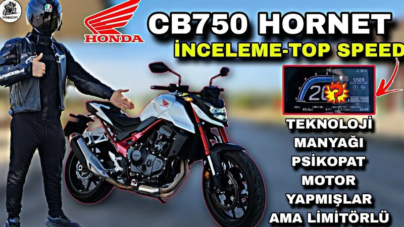 Teknoloji manyağı honda Cb750 hornet inceleme ve top speed & MT07 katili !.. bu motor felfena ...