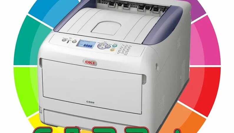 Тестируем цветной принтер А3: OKI C822dn