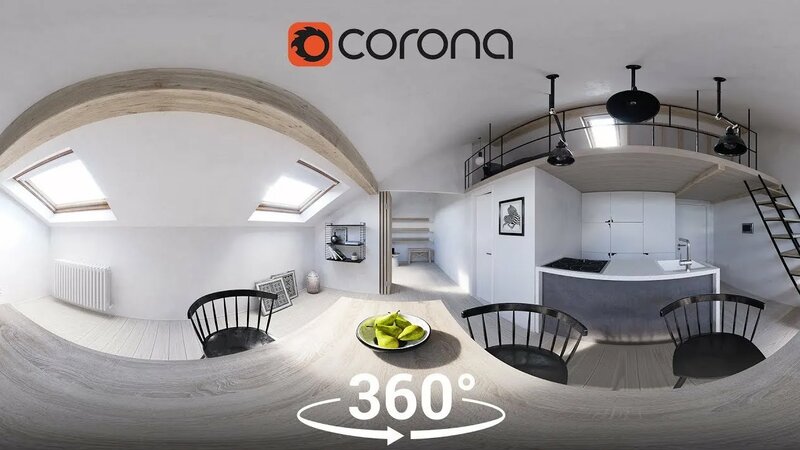 How to create interactive 360° panoramas with Corona Panorama Exporter