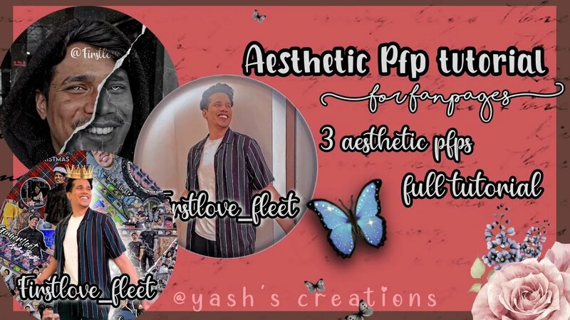 Aesthetic Pfp tutorial for fanpages