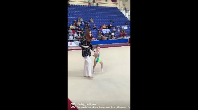 Василиса Дмитренко заняла второе место в соревнованиях по художественной гимнастике Смотреть