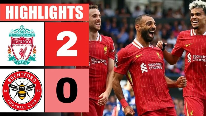 Liverpool vs Brentford 2 - 0 | Premier League 2024/25 | Highlights & All Goals - Yandex Video ...