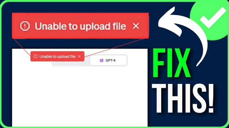 [Fixed] Chatgpt Unable TO Upload FILE (2024) | Fix Unable to Upload File ChatGPT - Смотреть ...