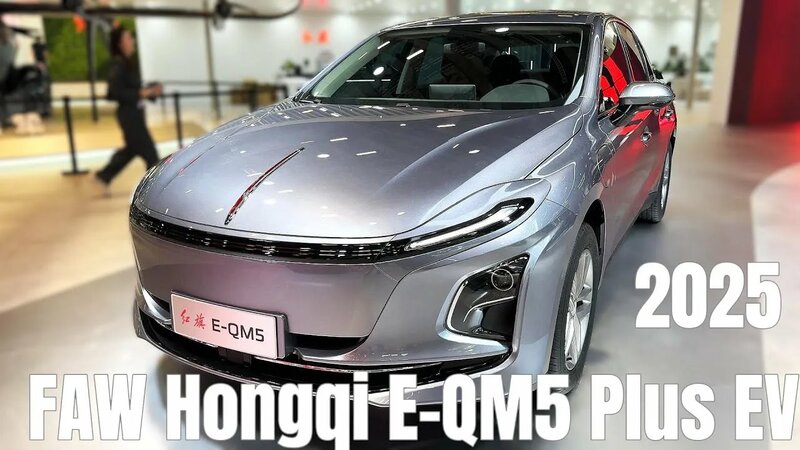 2025 FAW Hongqi E-QM5 Plus EV Walkaround | 28000＄| Range: 610km —Shanghai Auto Show 2025 | 4K ...