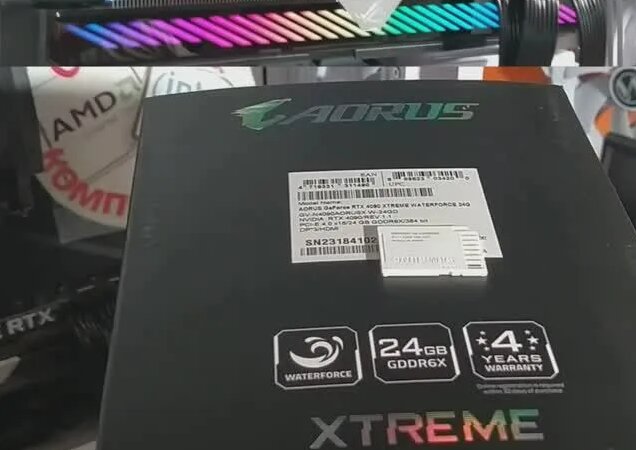 Распаковка c нюансами GeForce RTX 4090 24Gb Aorus Xtreme Waterforce #shorts - Смотреть онлайн в ...