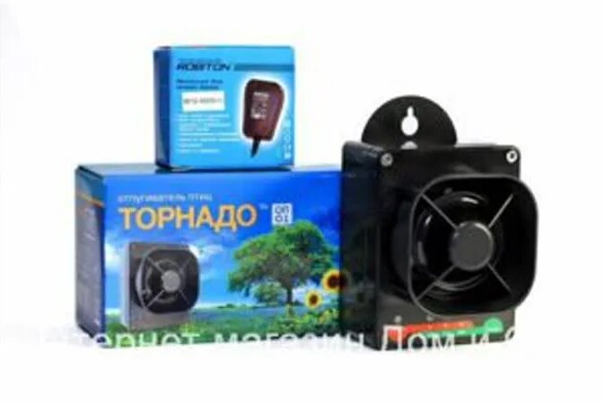 Отпугиватель птиц ультразвуковой электрический Торнадо ОП-01 для дачи ...