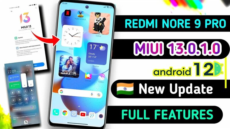 Redmi Note 9 Pro New Miui 13.0.1.0 With Android 12 Top 10 Features Redmi Note 9 Pro Miui 13 ...