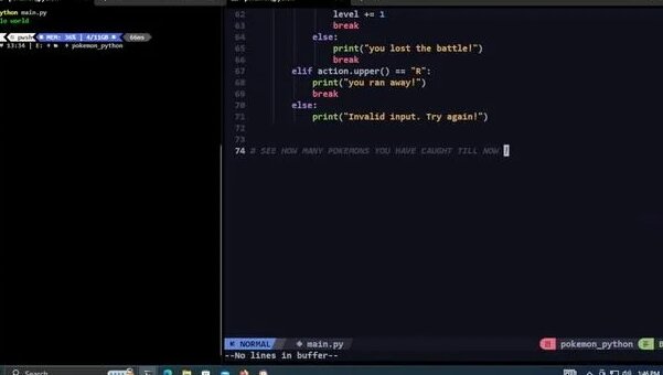 Creating a Pokémon Game in the Command Line Interface (CLI) with Python | dipayancodes ...