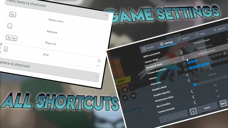 Everything you need to know about Roblox settings + all Roblox Shortcuts/Hotkeys! - Смотреть ...