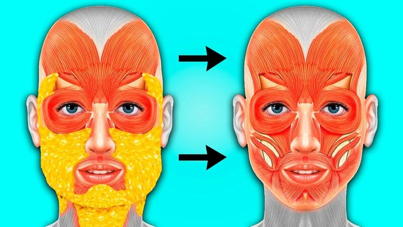 Как Убрать ЩЕКИ и ЖИР С ЛИЦА за 5 Минут Простые Упражнения Для ЩЕК и