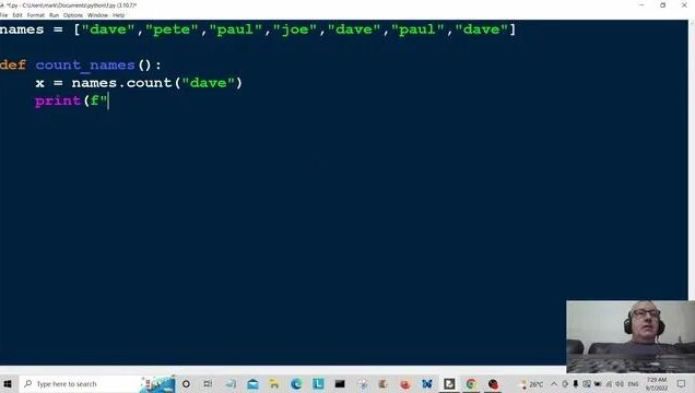 Python List Count Function - Beginners Code Example 2022 - Смотреть онлайн в поиске Яндекса по Видео