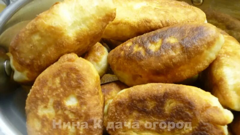 Домашние Пирожки С Капустой на сковороде Вкусная Начинка для пирожков из Капусты Смотреть