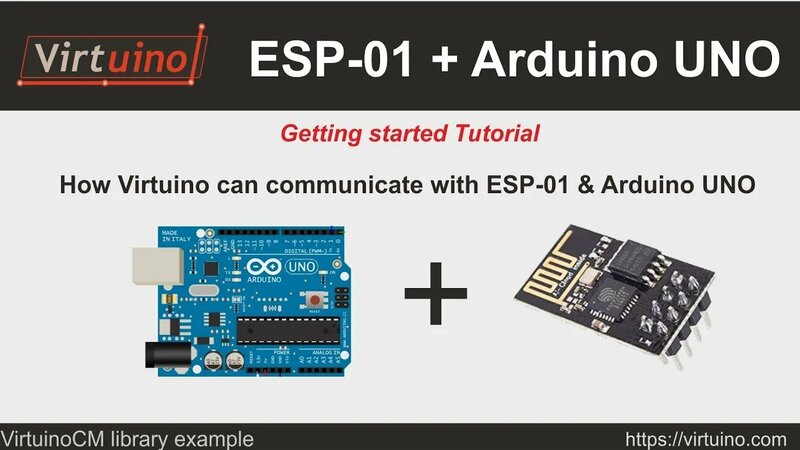 Virtuino - ESP-01 + Arduino UNO getting started tutorial ( Esp8266 Esp01 WiFi module) - Смотреть ...