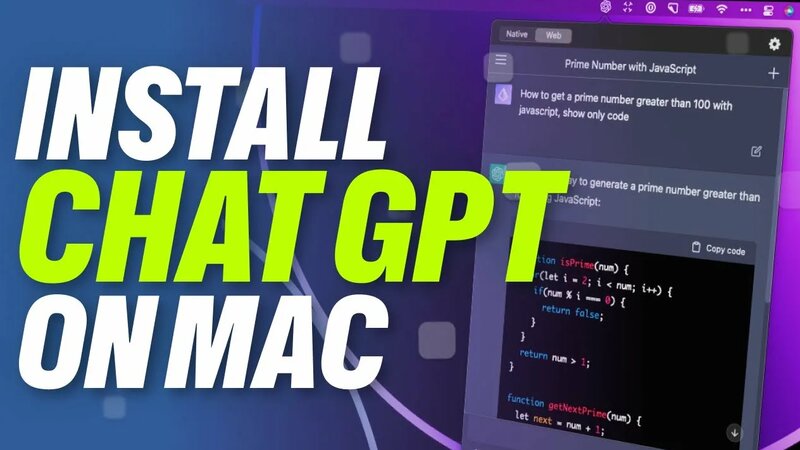 How to Install Chat GPT On Mac - ChatGPT App for MacOS - Смотреть онлайн в поиске Яндекса по Видео