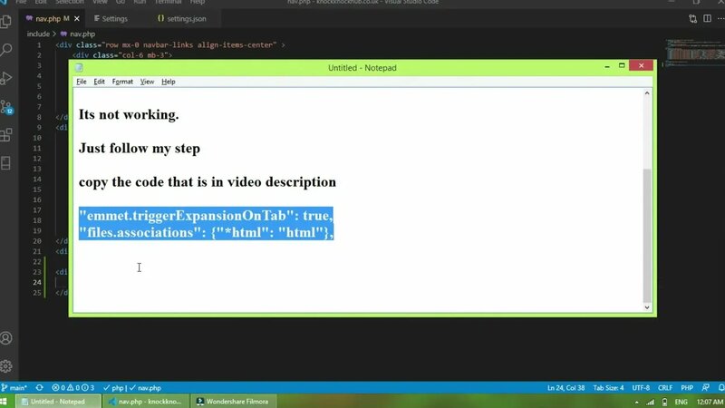 VS Code Autocomplete html tags not working Solution- Emmet Extinctions | Learn to Code - Yandex ...