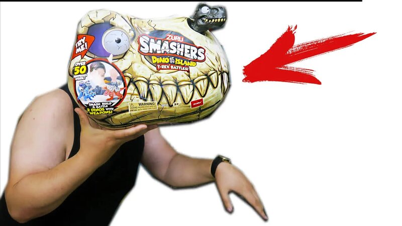 Купил ВСЕ новинки Зуру Смешерс! Smashers Гигантский череп Динозавра ...