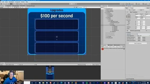 Unity 2023 Tutorial: Create a Scrollable/Draggable Upgrade List UI with Scroll Rect | UI Design ...