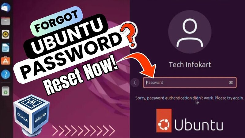 How to Reset Ubuntu Login Password in VirtualBox | Change the Root Password on Ubuntu - Смотреть ...