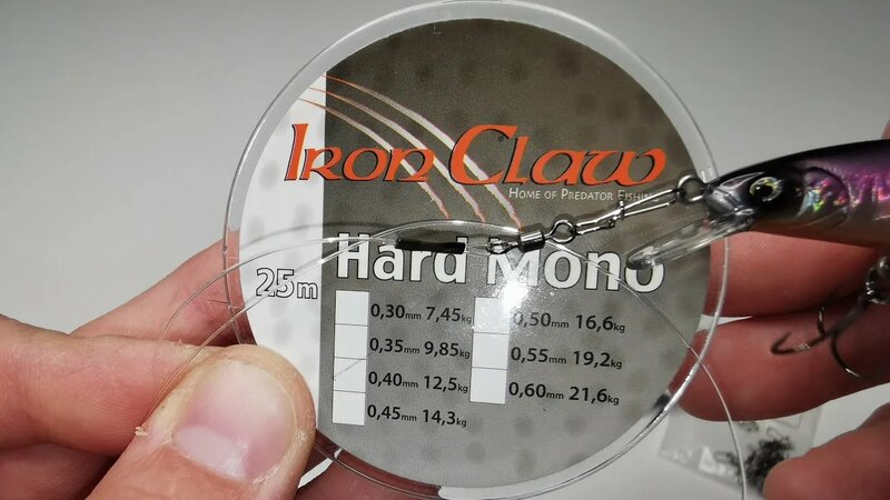 Самодельные поводки из хард моно от iron claw для ловли любого хищника ...