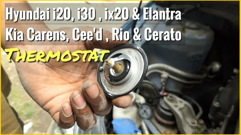 Hyundai i30 termostat replacement. Hyundai i20, i30, ix20 & Elantra, 1.4 Petrol engine. # ...